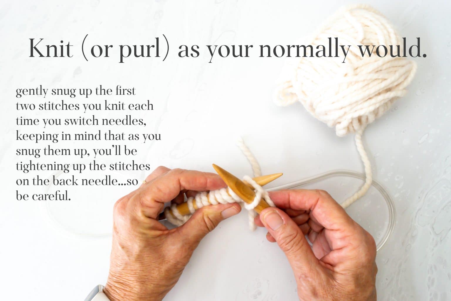Magic Loop Knit Tutorial · Nourish and Nestle