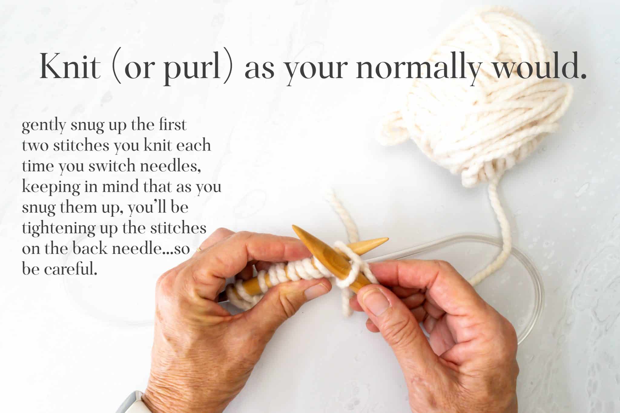 Magic Loop Knit Tutorial · Nourish and Nestle
