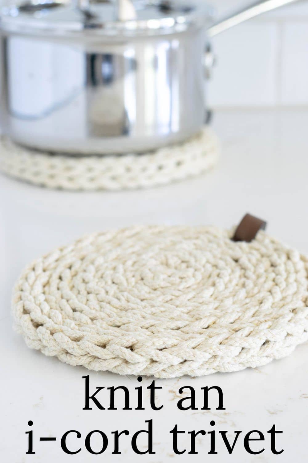 I-Cord Knit Trivet Pattern · Nourish and Nestle