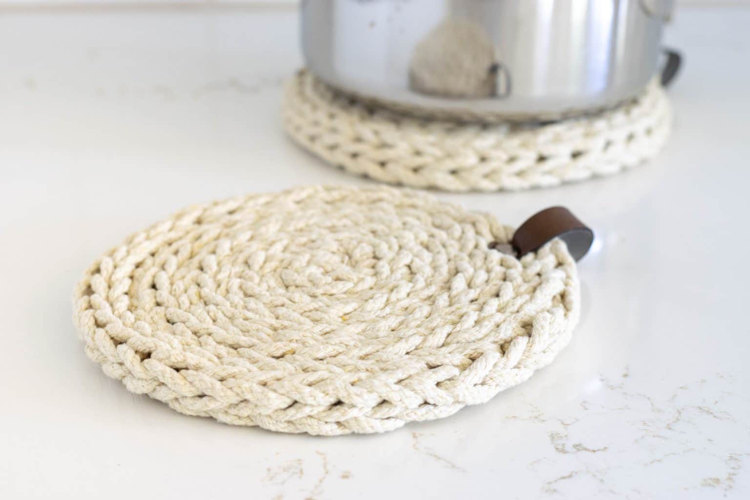 I-Cord Knit Trivet Pattern · Nourish and Nestle
