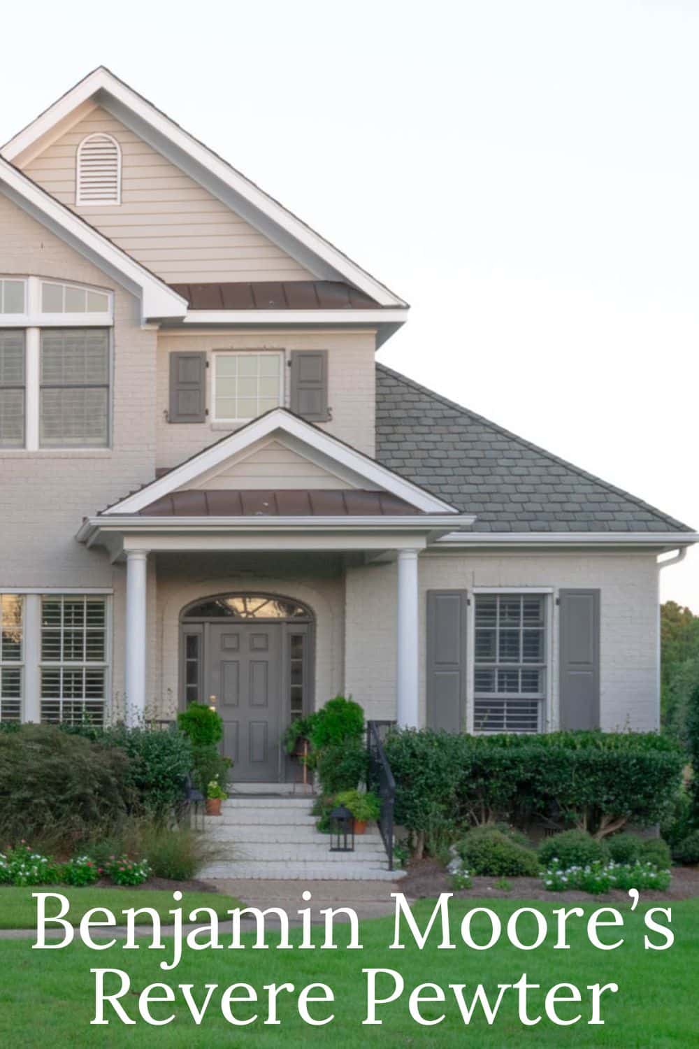 Revere Pewter and Painting Exterior Brick · Nourish and Nestle