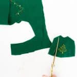 DIY Felt Christmas Sweater Ornaments · Nourish and Nestle