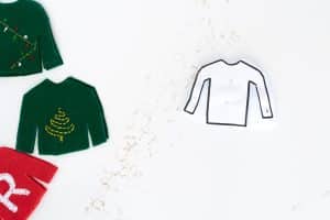 DIY Felt Christmas Sweater Ornaments · Nourish and Nestle