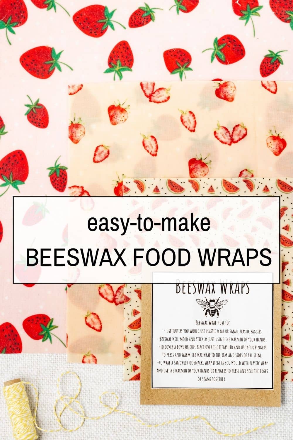 Beeswax Food Wraps: an easy and useful DIY · Nourish and Nestle