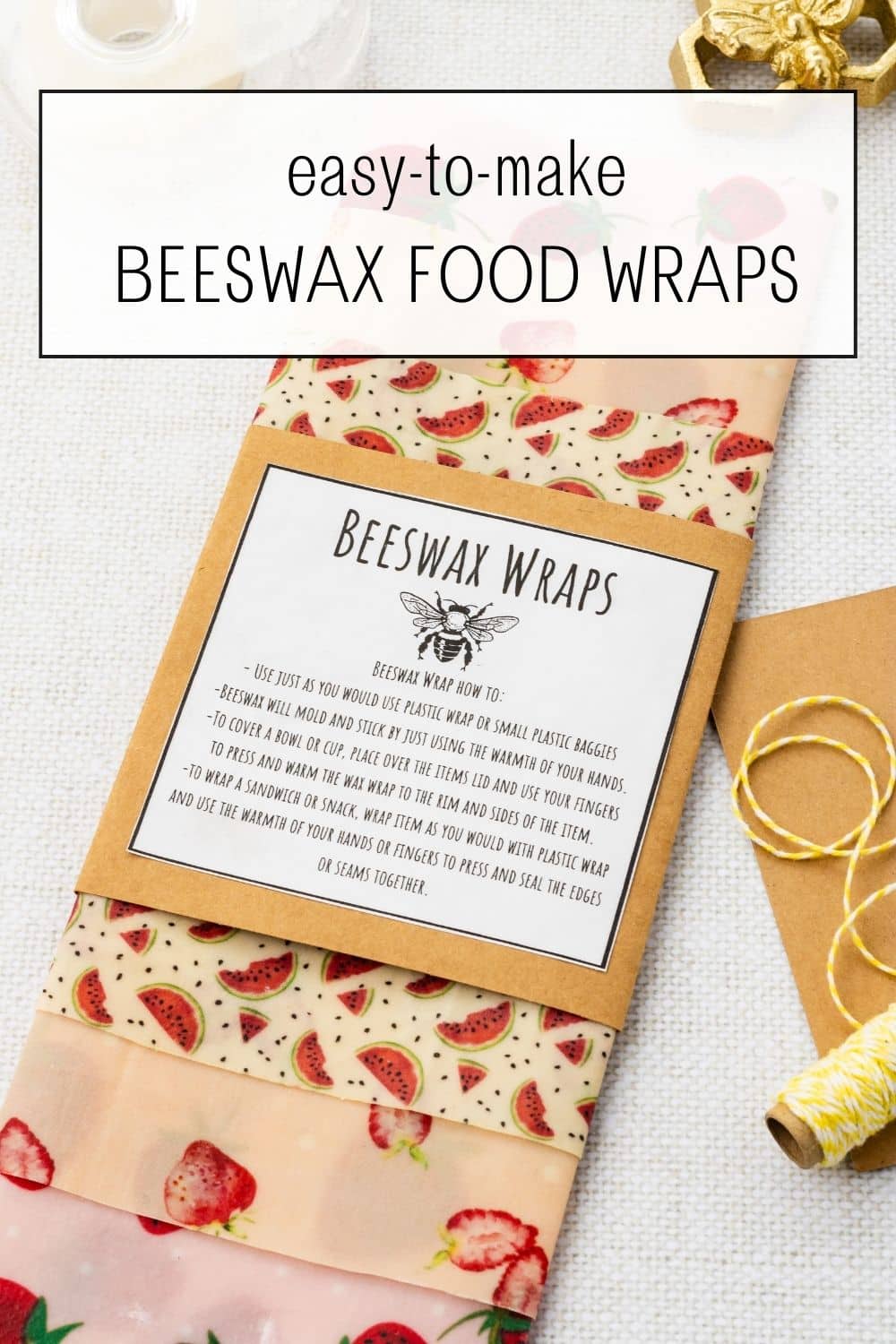 Beeswax Food Wraps: an easy and useful DIY · Nourish and Nestle