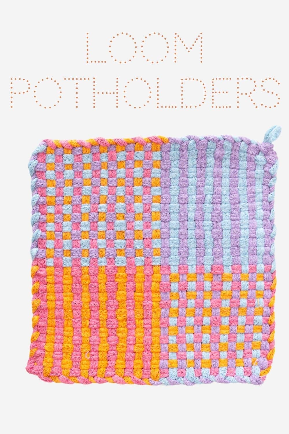 Loom Potholders · Nourish and Nestle