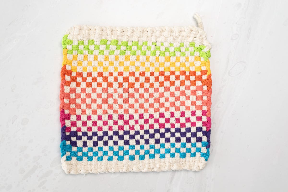 Loom Potholders · Nourish and Nestle