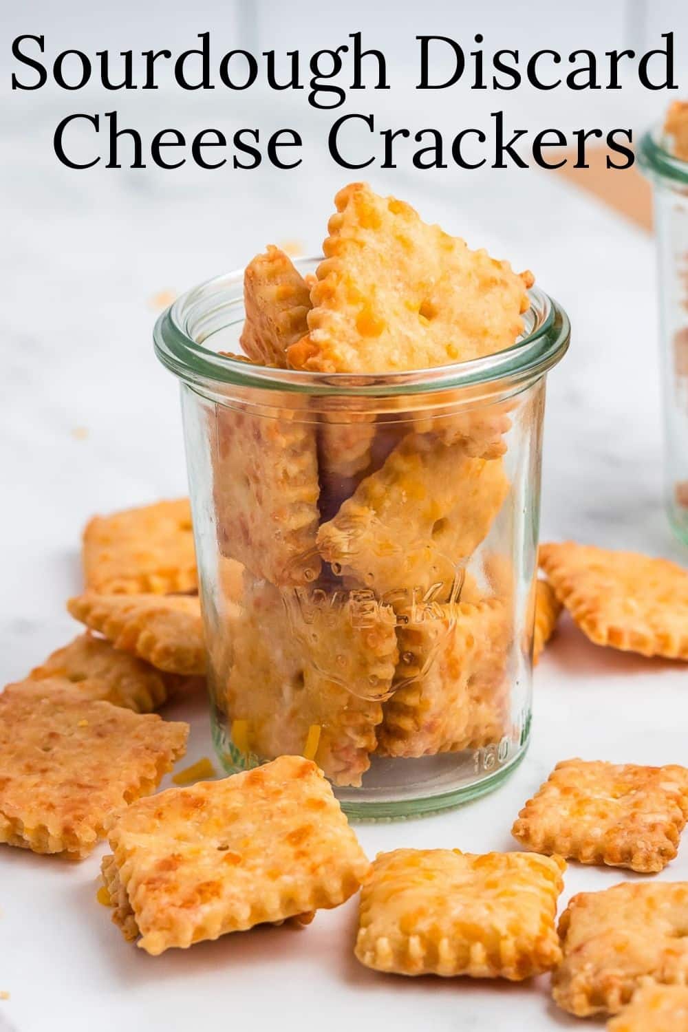 Sourdough Discard Cheese Crackers · Nourish and Nestle
