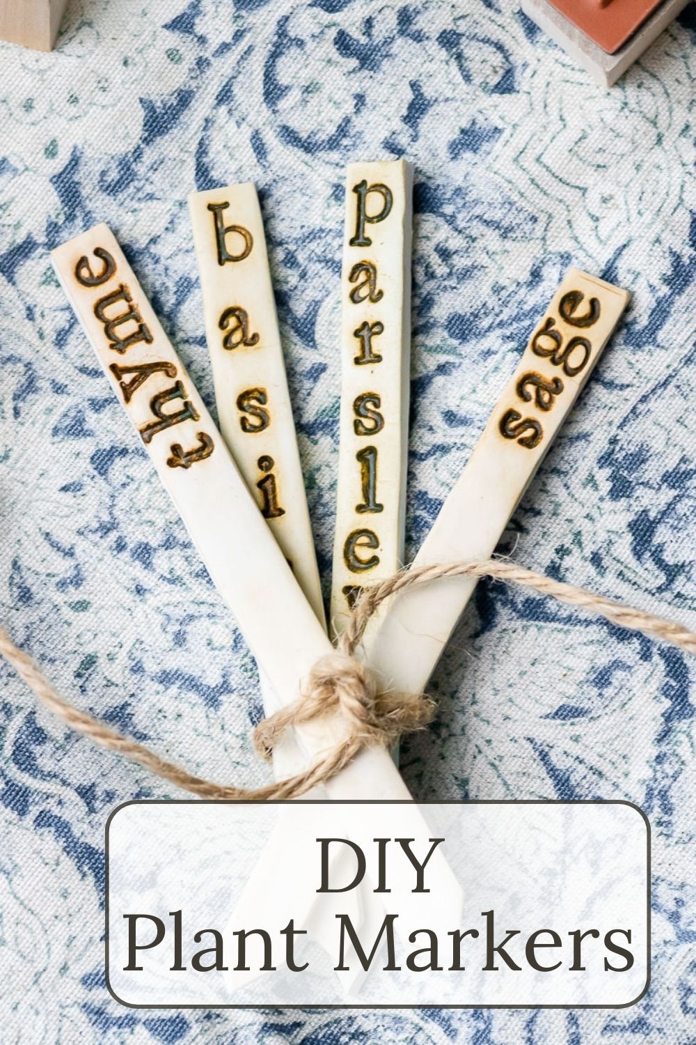 DIY Garden Markers · Nourish and Nestle