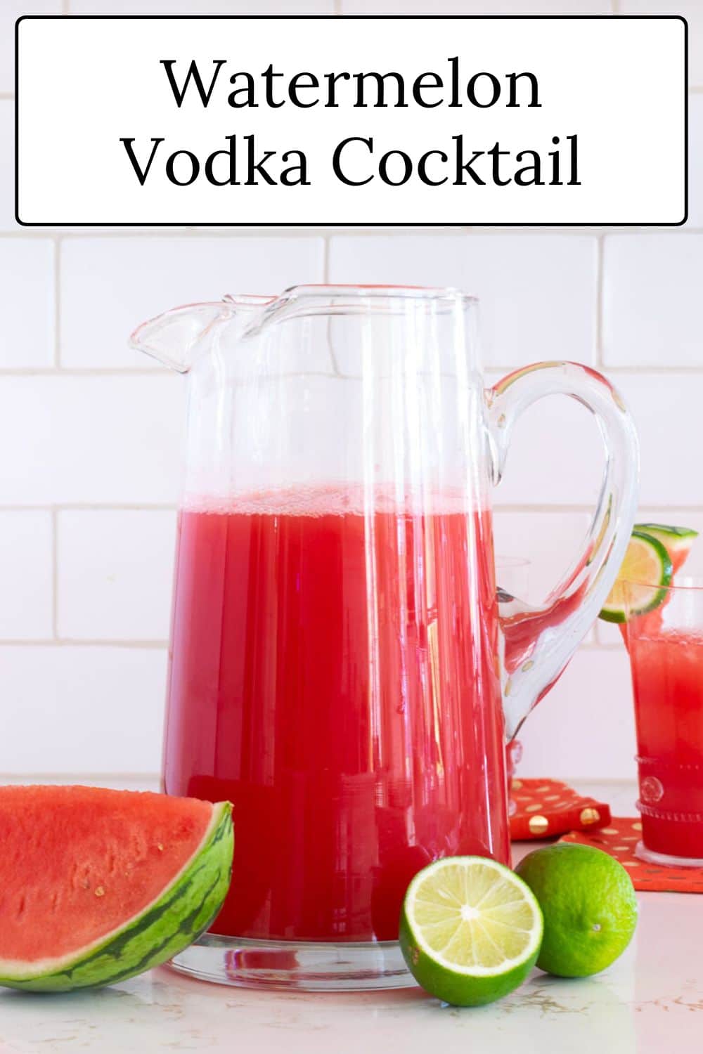 Watermelon Vodka Cocktails · Nourish and Nestle