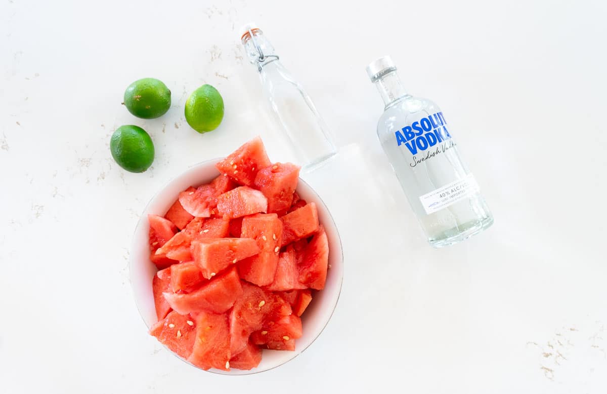 Watermelon Vodka Cocktails · Nourish and Nestle