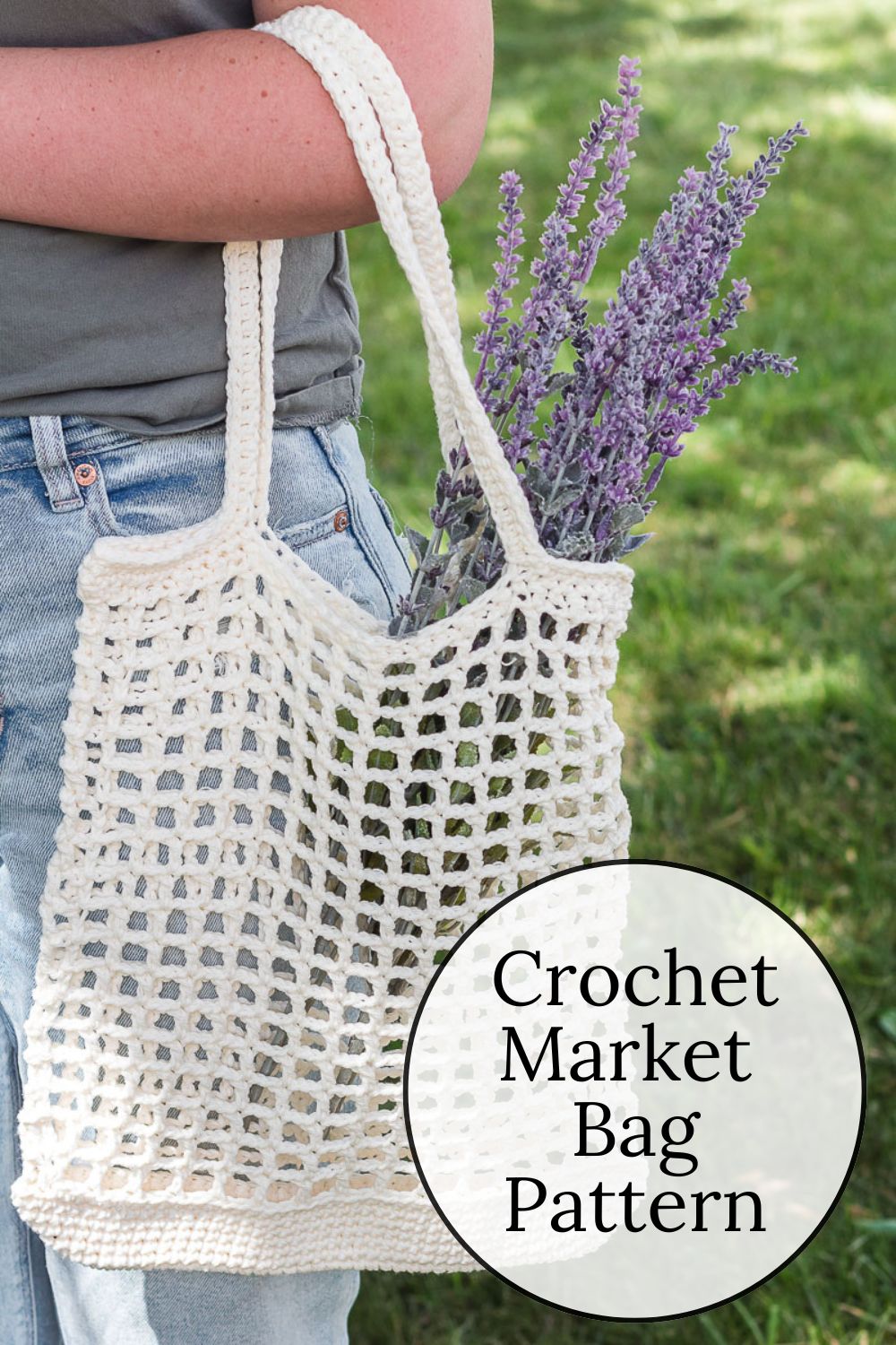 Crochet Market Bag Pattern · Nourish and Nestle
