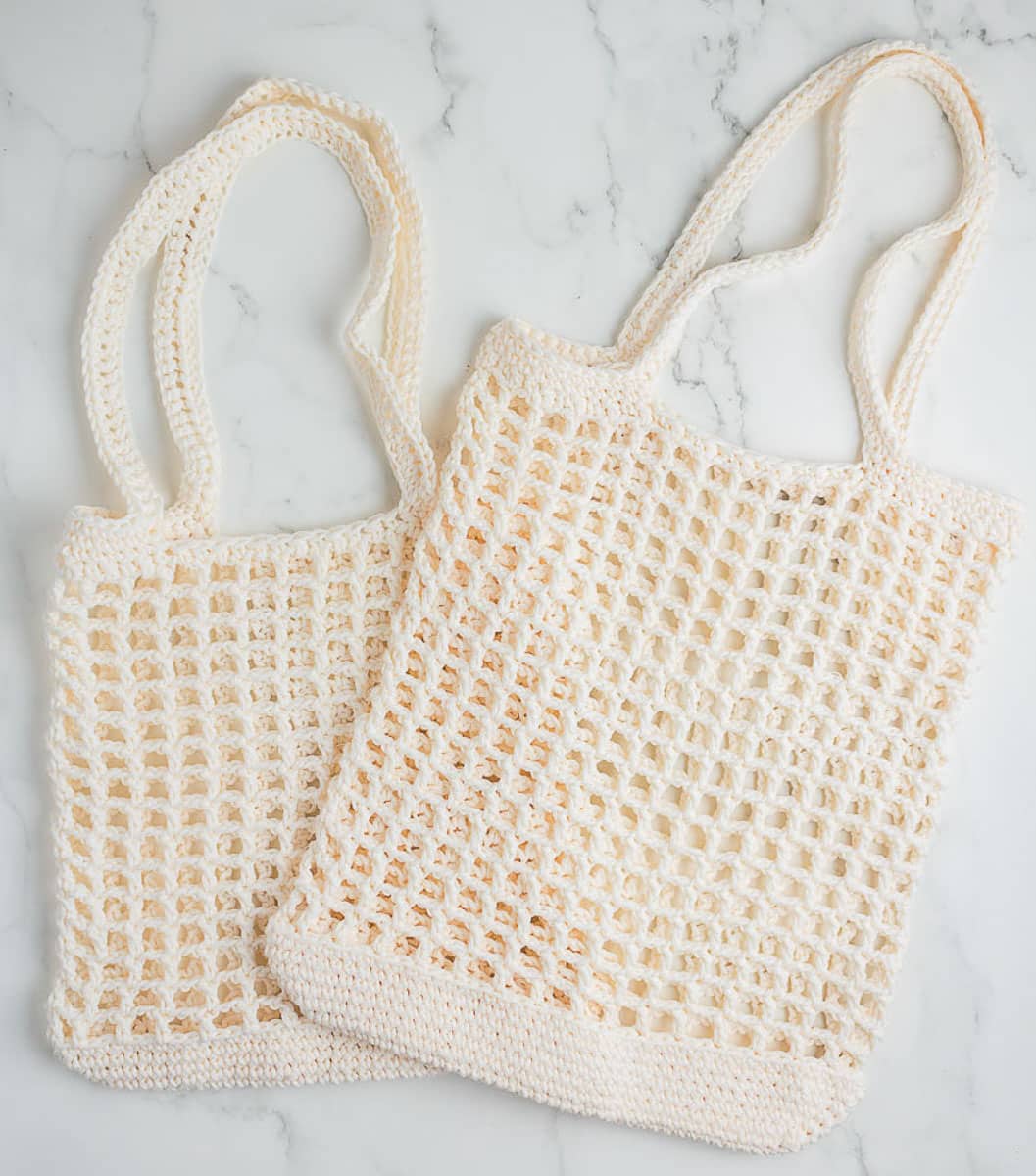 Crochet Market Bag Pattern · Nourish and Nestle