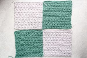 Checkerboard Crochet Blanket Pattern · Nourish and Nestle