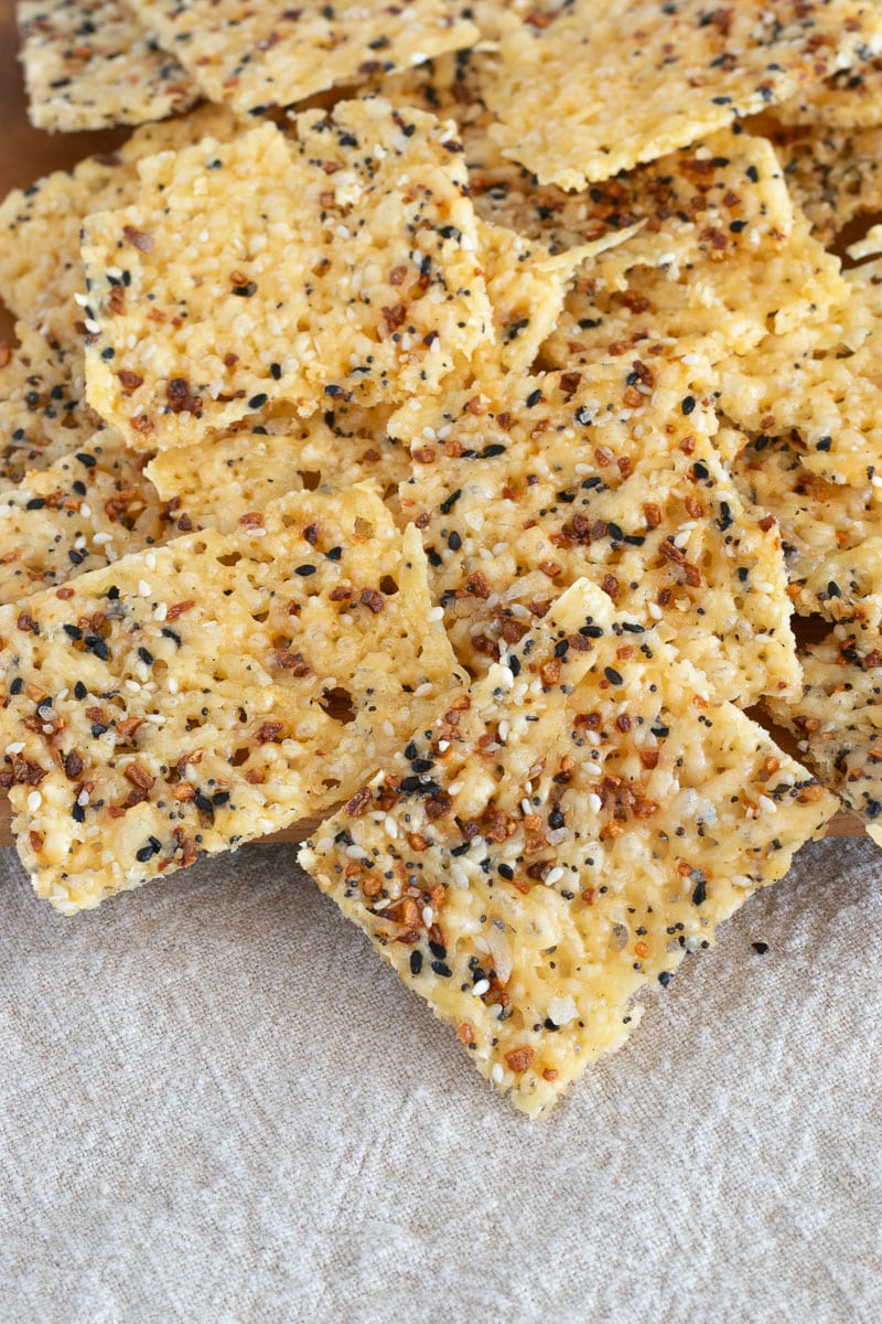 Parmesan Cheese Crisps · Nourish and Nestle