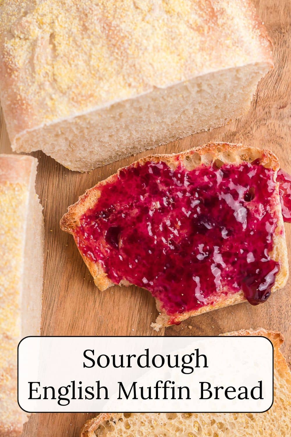 Sourdough English Muffin Bread · Nourish and Nestle