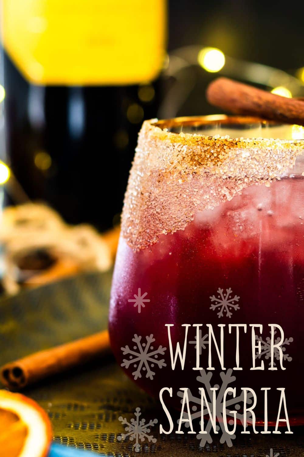Winter Sangria - Perfectly Festive for the Holidays! · Nourish and Nestle