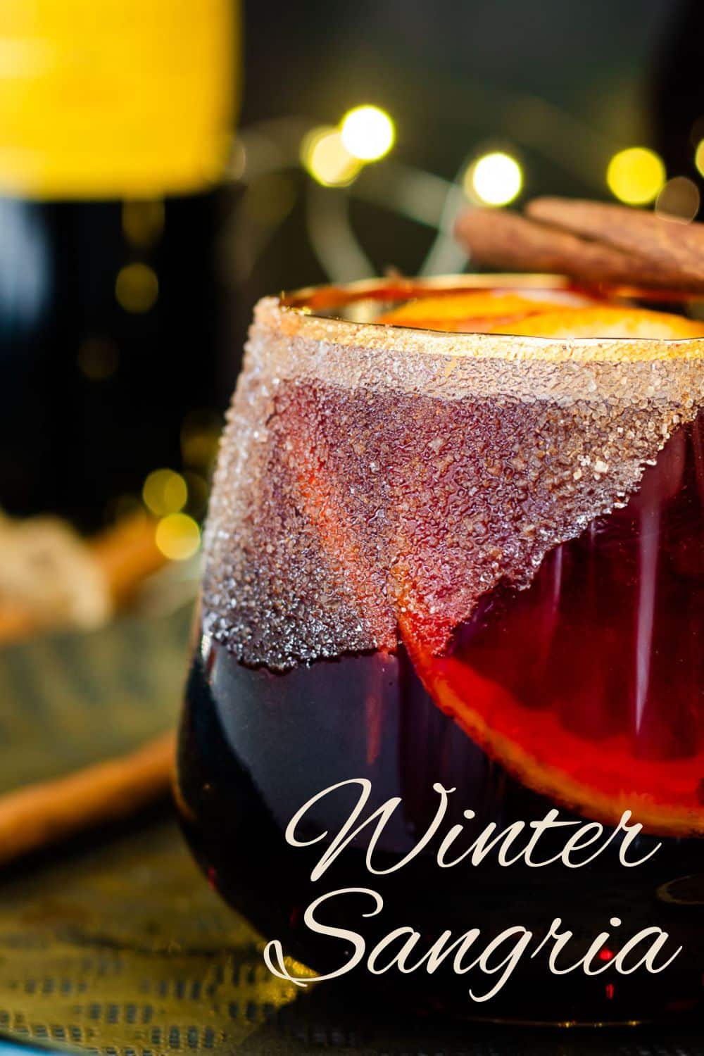 Winter Sangria - Perfectly Festive for the Holidays! · Nourish and Nestle
