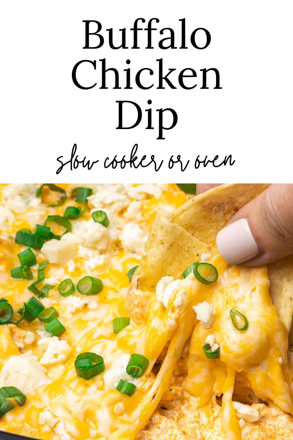 Slow Cooker Buffalo Chicken Dip Recipe · Nourish and Nestle