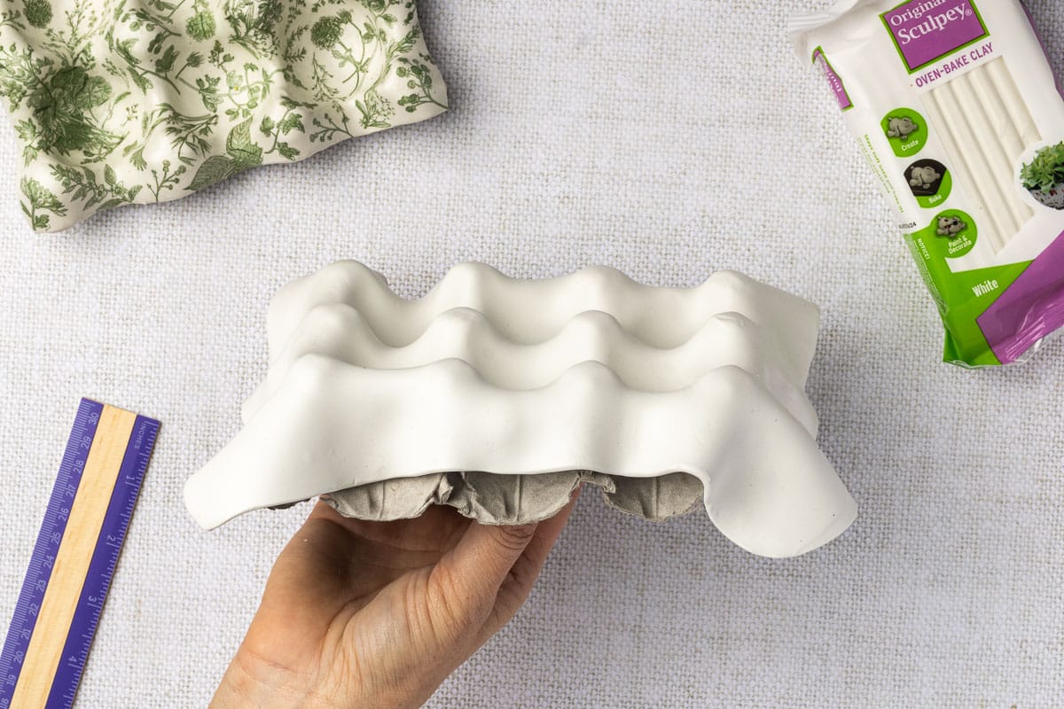 Ceramic Egg Tray: How to Make a Clay Egg Tray with Polymer Clay ...