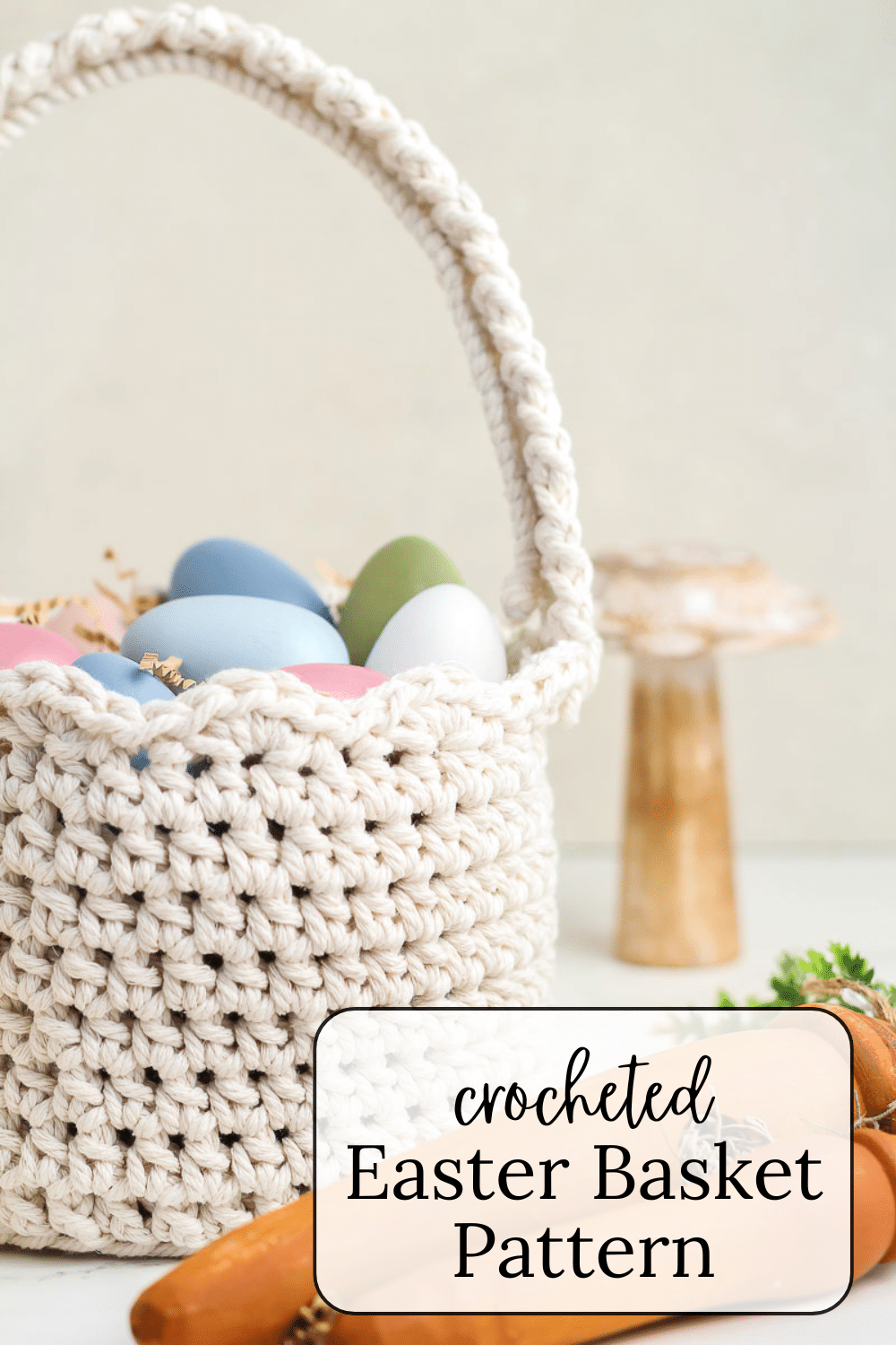 Crochet Easter Basket · Nourish and Nestle