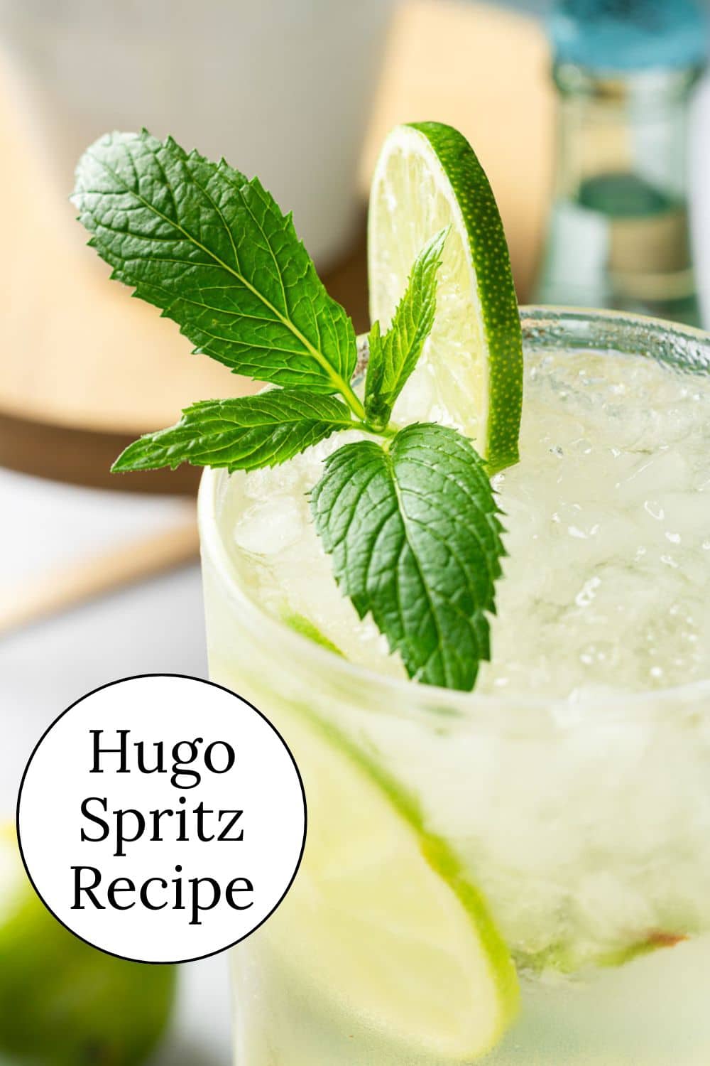 Hugo Spritz Recipe · Nourish and Nestle