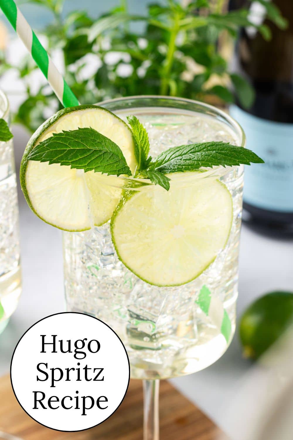 Hugo Spritz Recipe · Nourish and Nestle