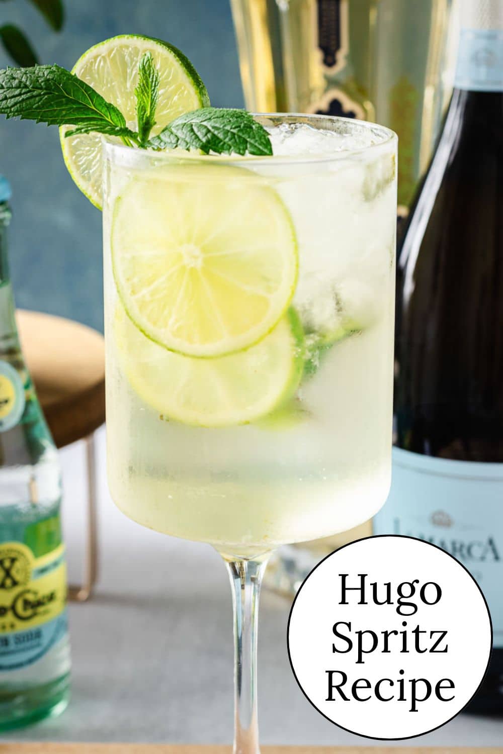 Hugo Spritz Recipe · Nourish and Nestle
