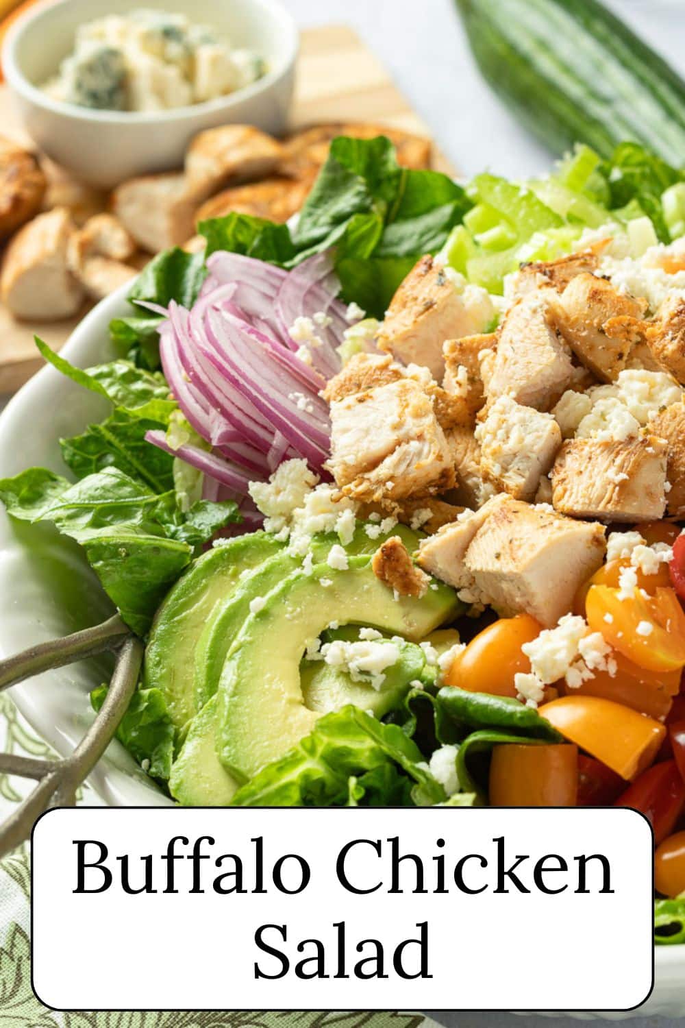 Buffalo Chicken Salad · Nourish and Nestle