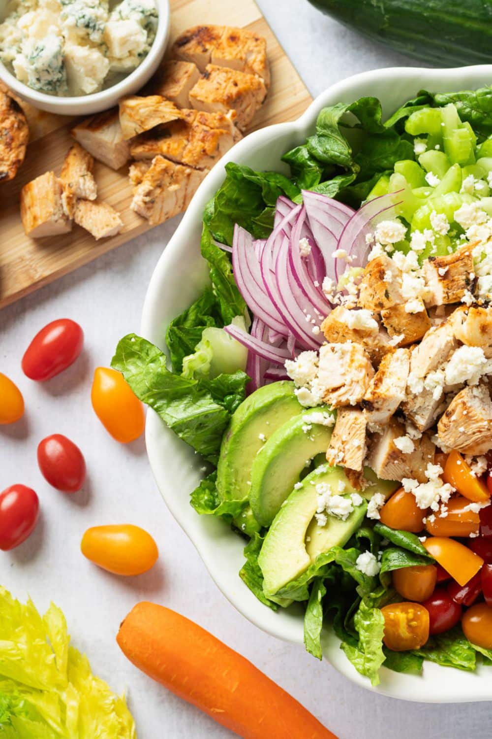 Buffalo Chicken Salad · Nourish and Nestle