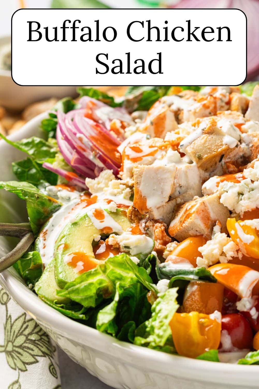Buffalo Chicken Salad · Nourish and Nestle