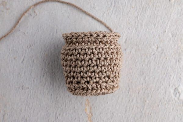 Crochet Keychain, Mirror or Purse Charm - Strawberry Pot · Nourish and ...