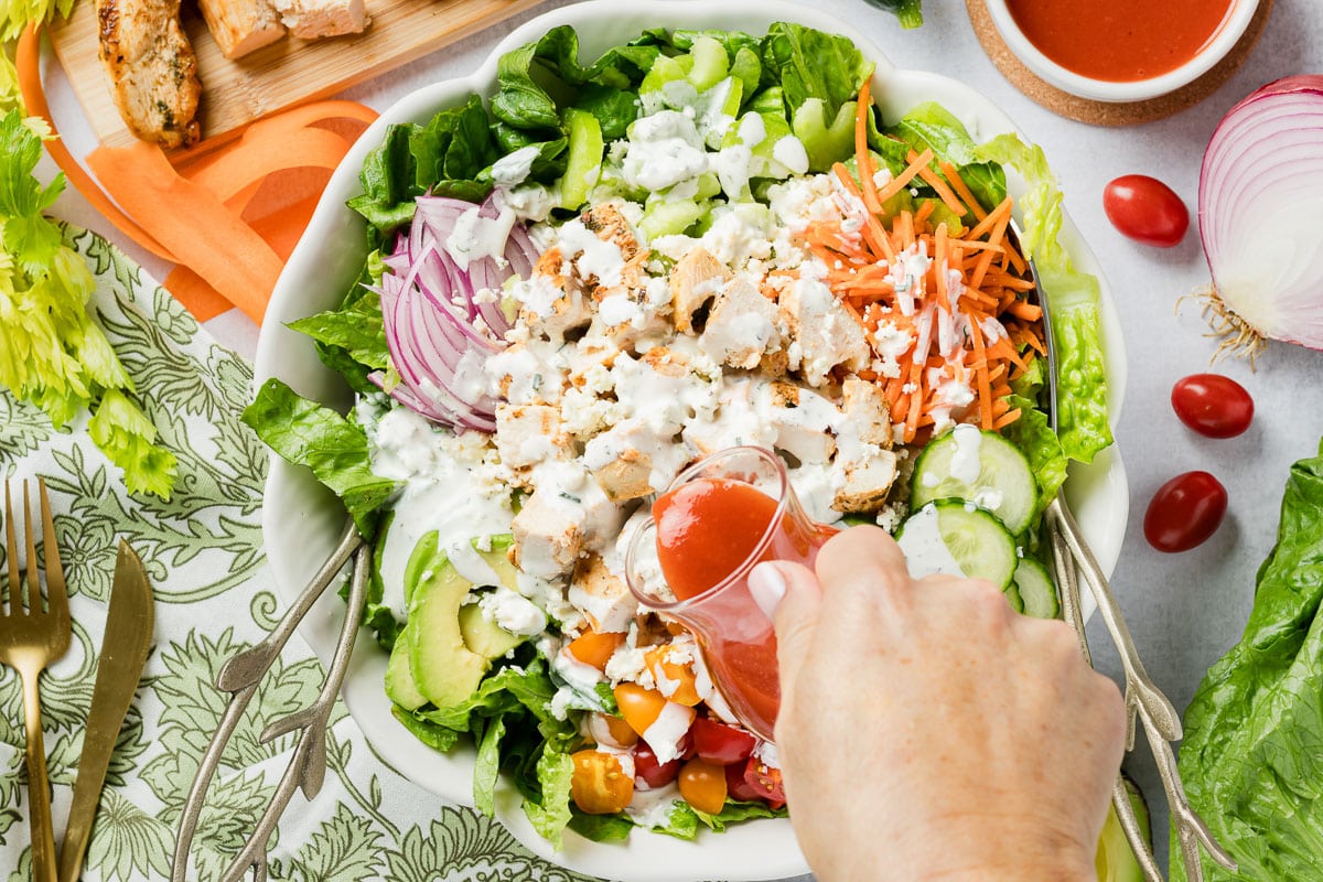 Buffalo Chicken Salad · Nourish and Nestle