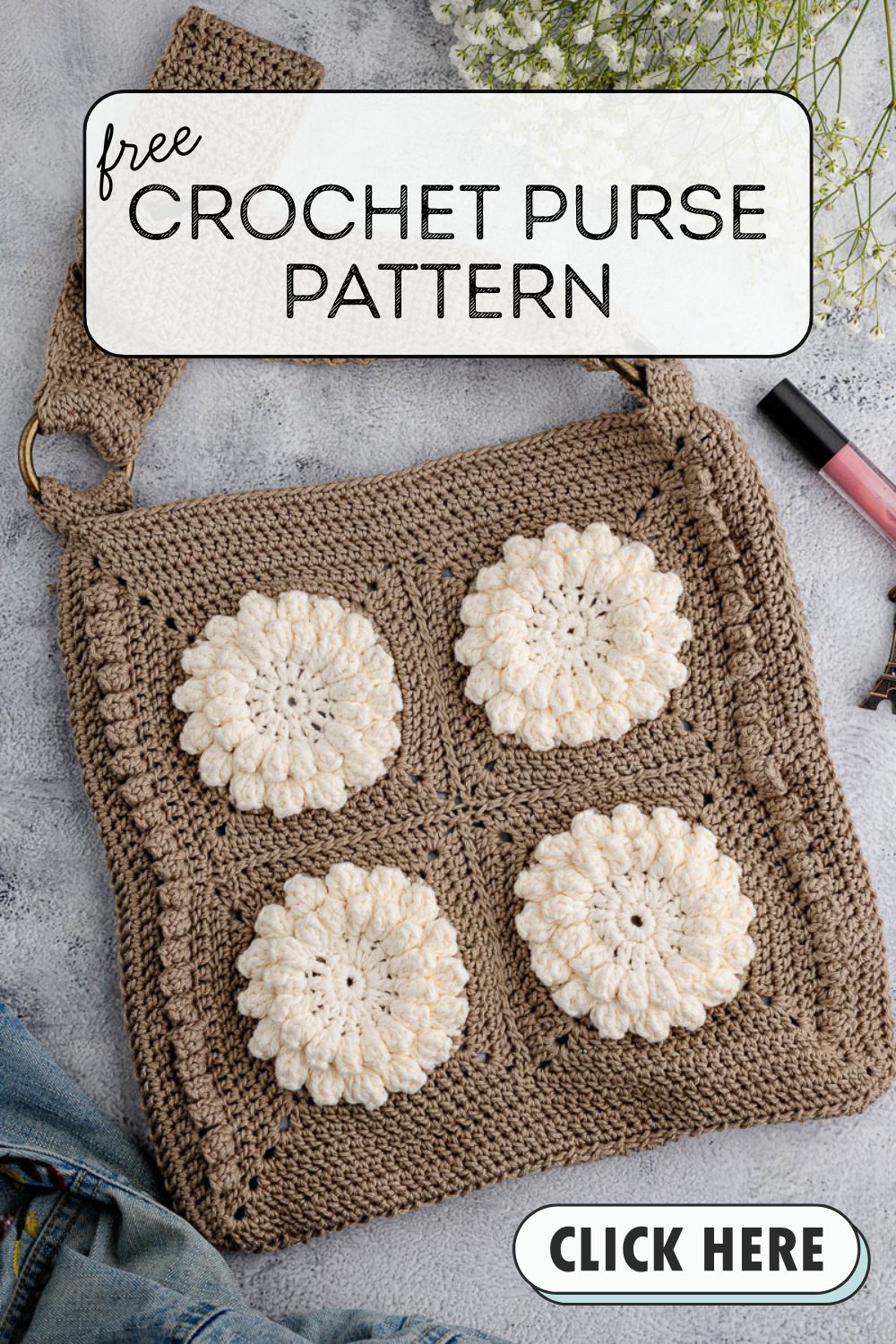 Crochet Purse Pattern - Free · Nourish and Nestle
