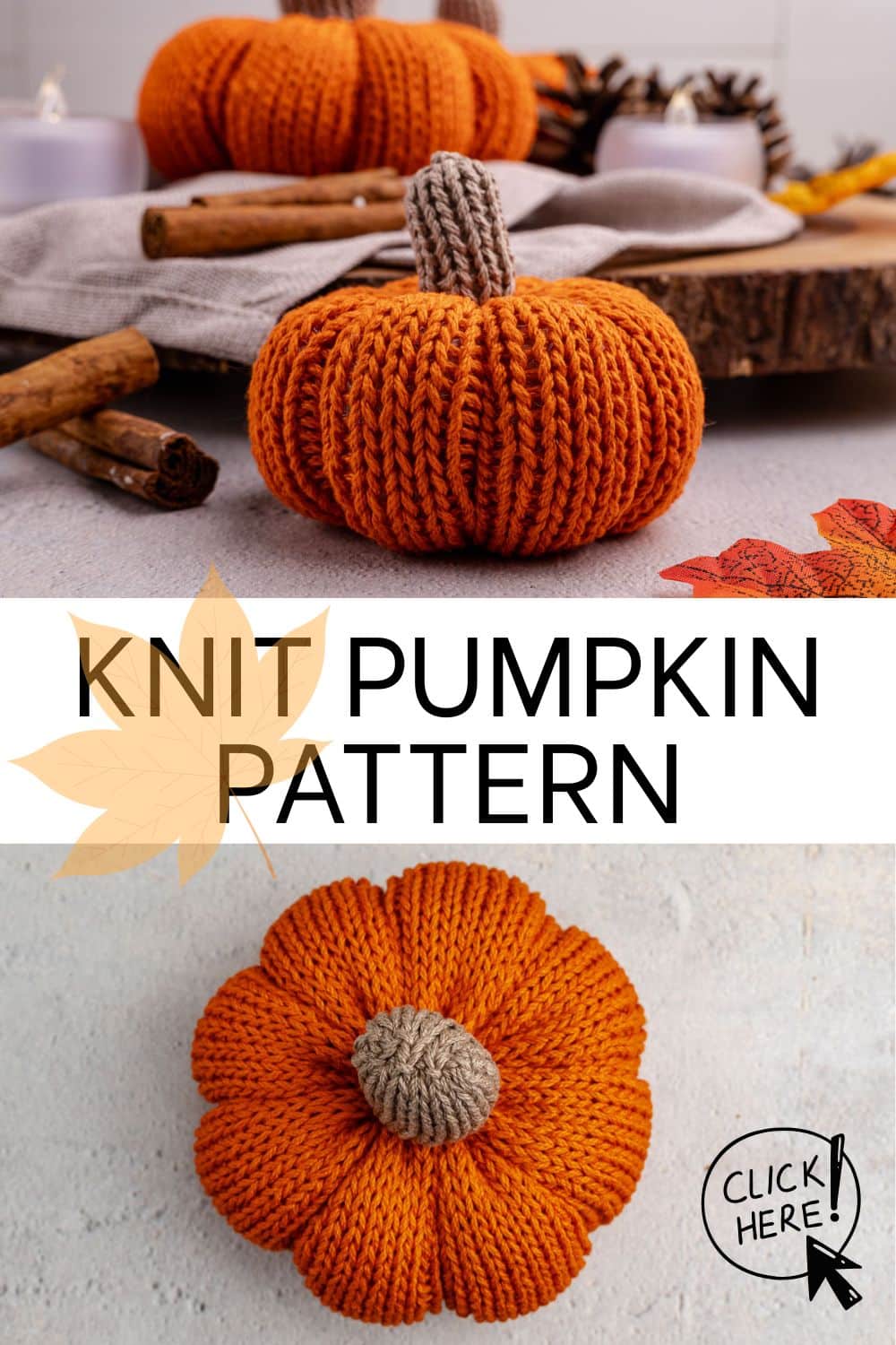 Knit Pumpkin Pattern · Nourish and Nestle