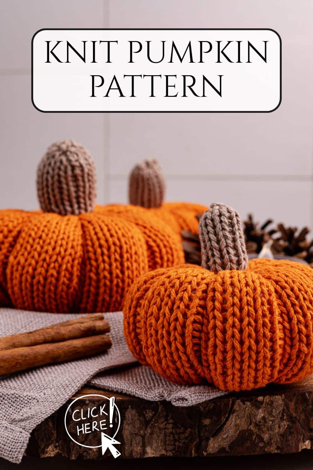 Knit Pumpkin Pattern · Nourish and Nestle