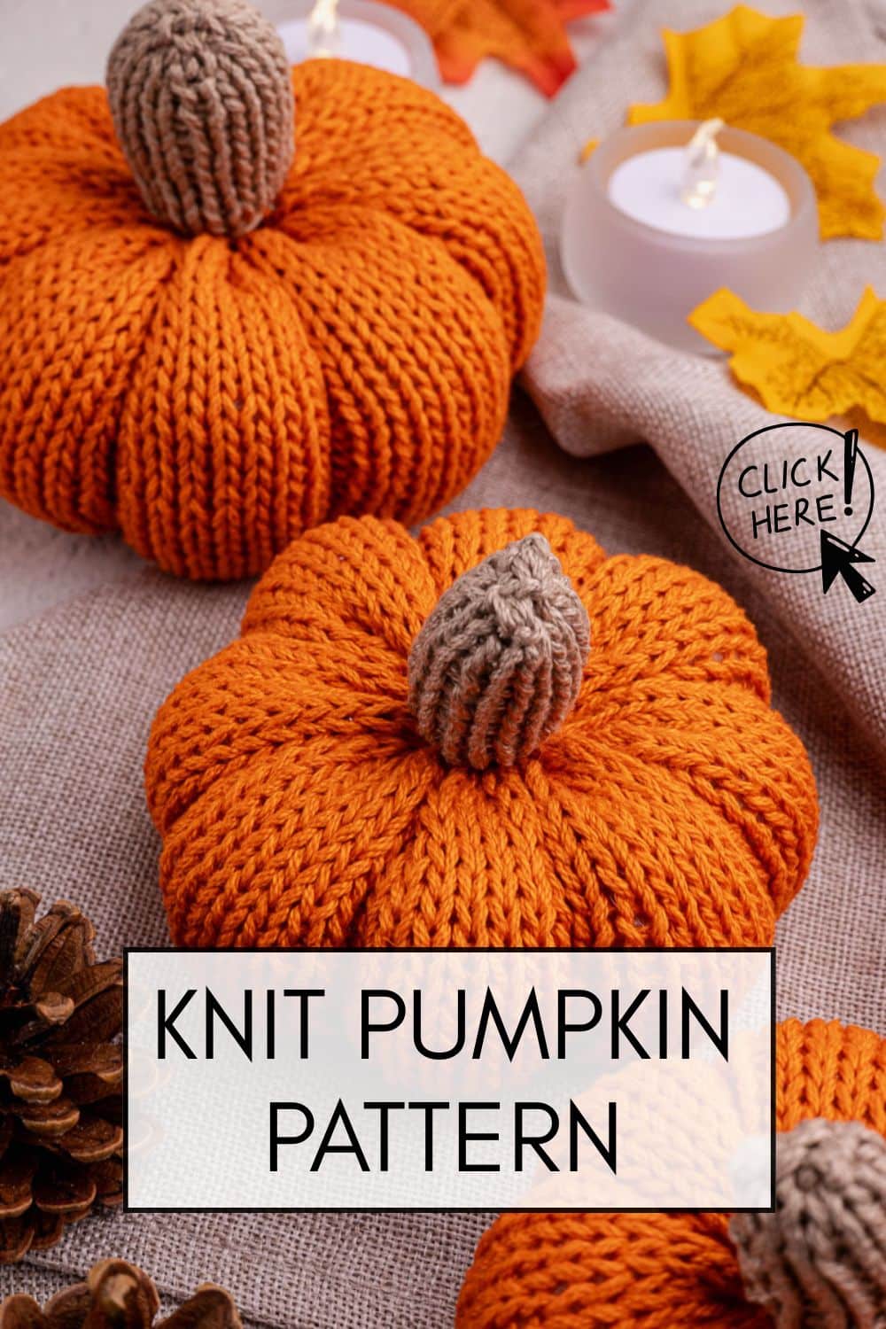 Knit Pumpkin Pattern · Nourish and Nestle