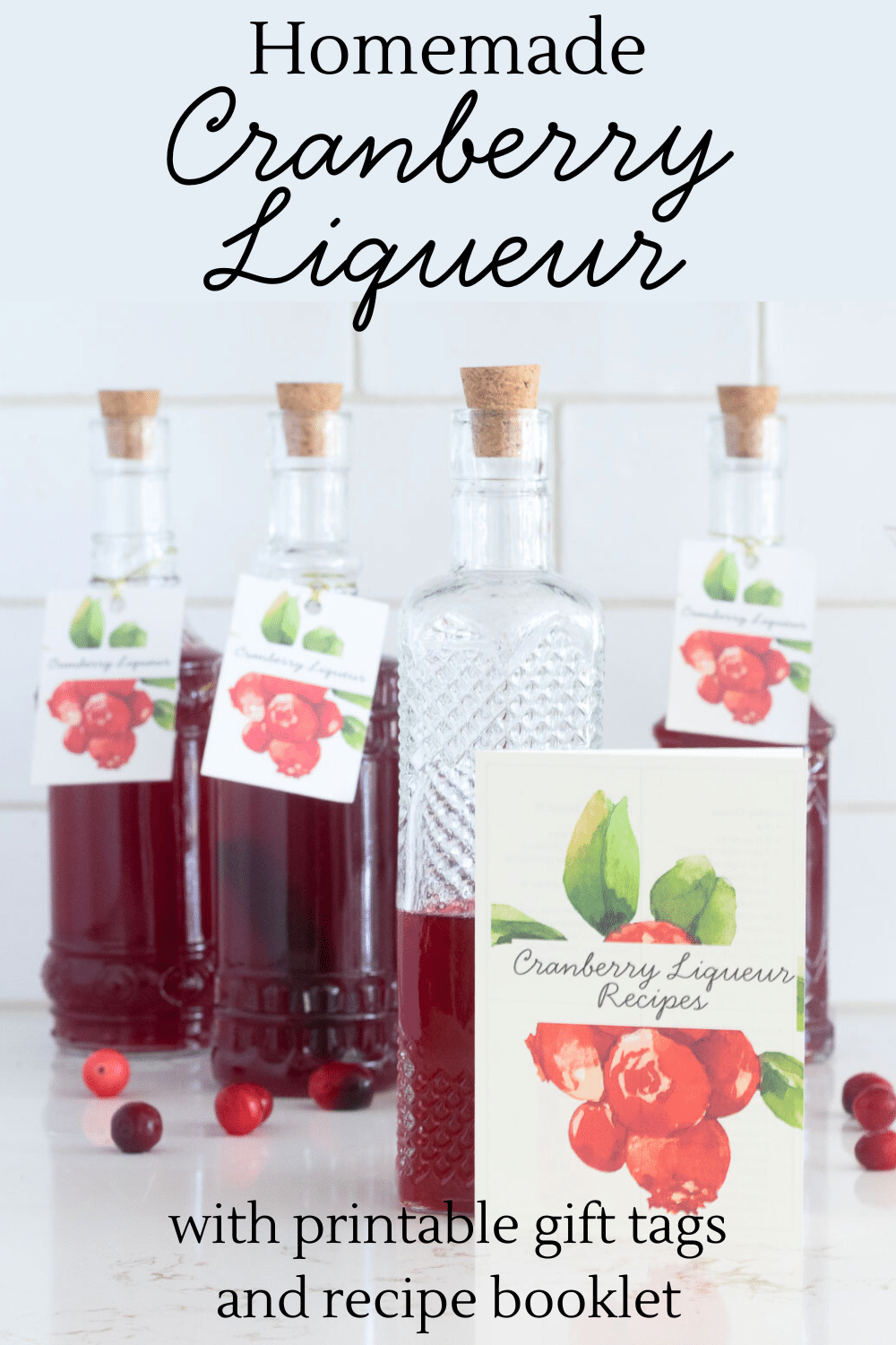 Homemade Cranberry Liqueur · Nourish and Nestle