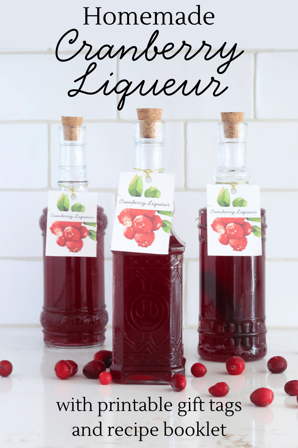 Homemade Cranberry Liqueur · Nourish and Nestle