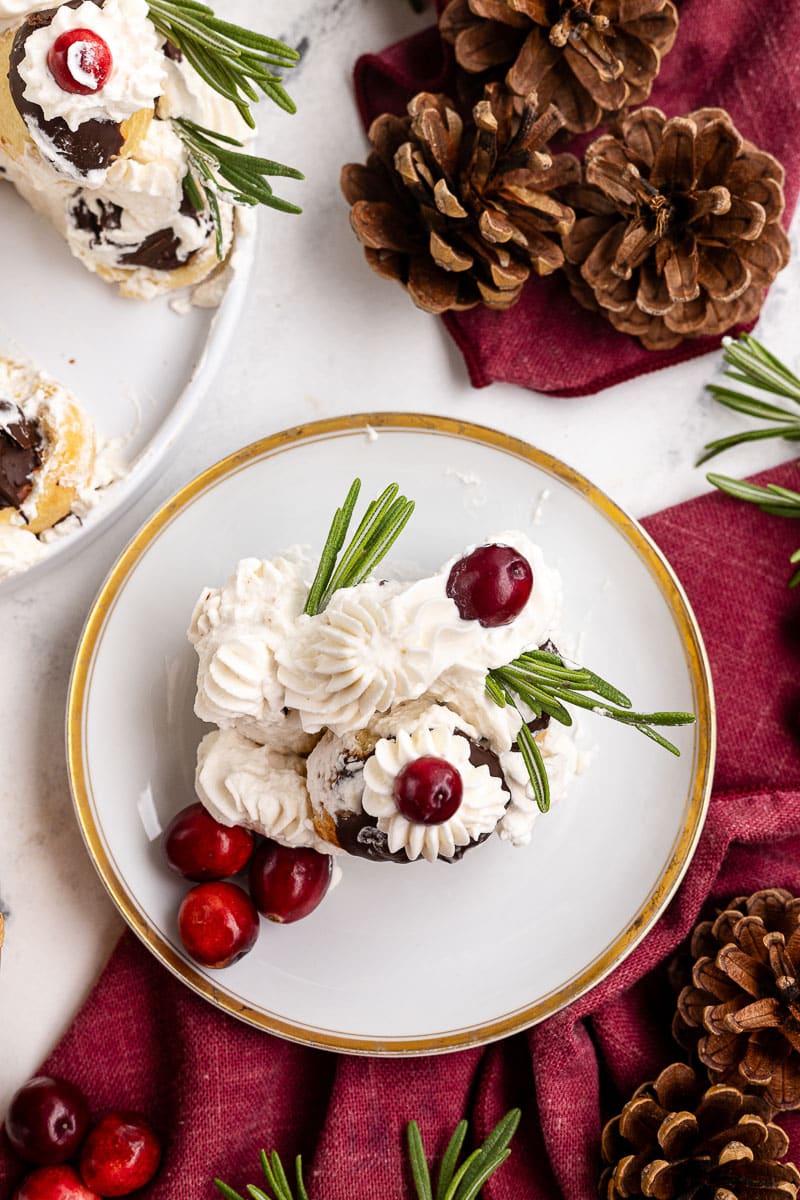 Profiteroles Recipe and Christmas Profiterole Wreath · Nourish and Nestle